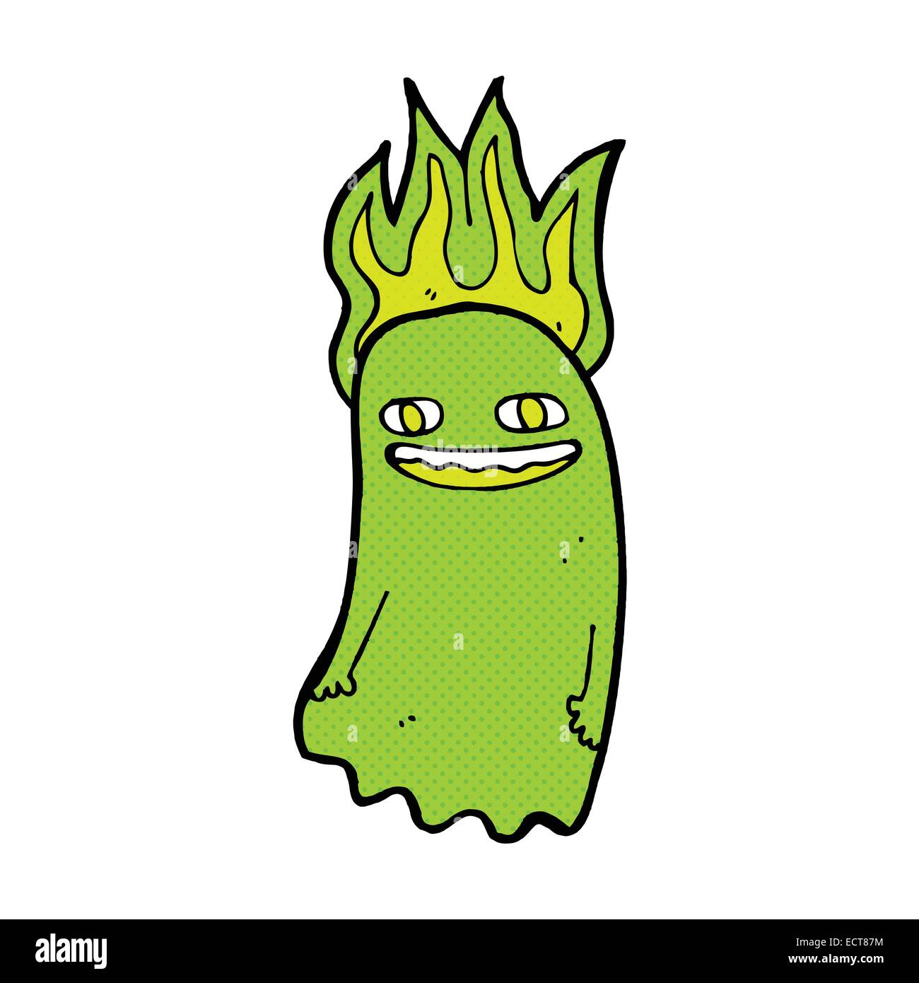 Happy ghost comic book Cut Out Stock Images & Pictures - Alamy