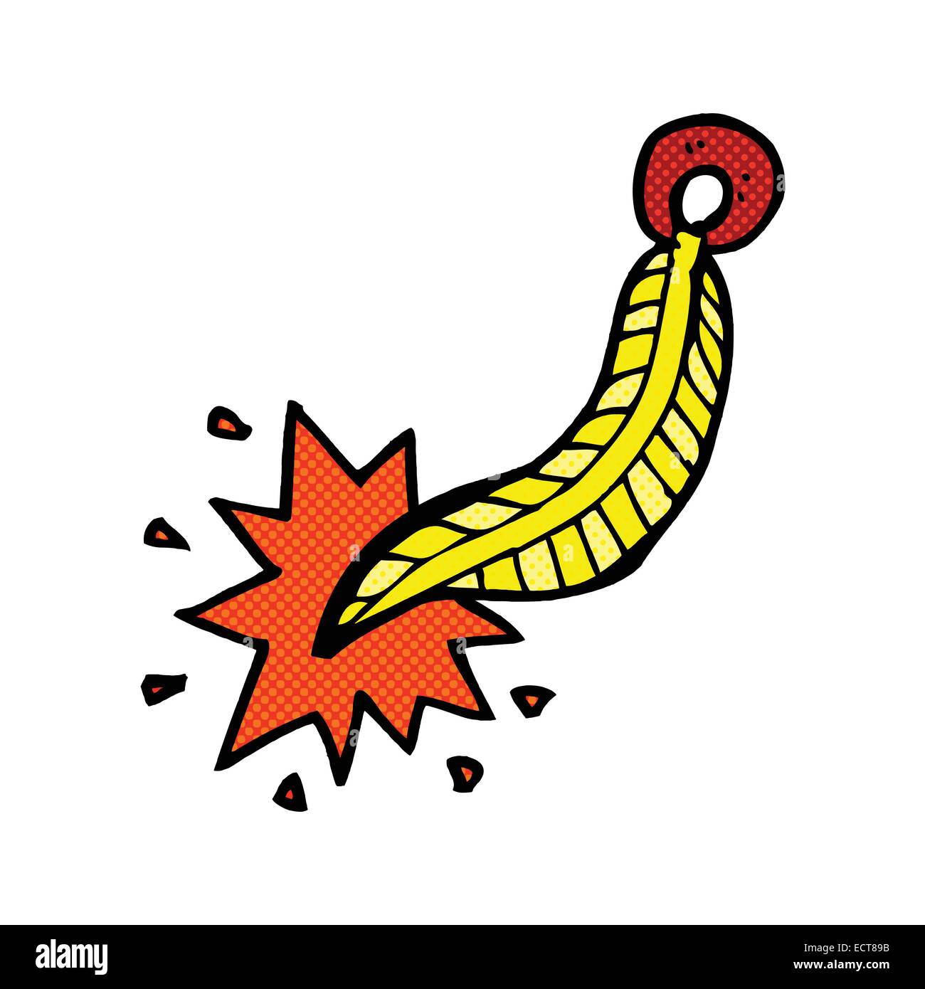 retro comic book style cartoon feather Stock Vector Image & Art - Alamy