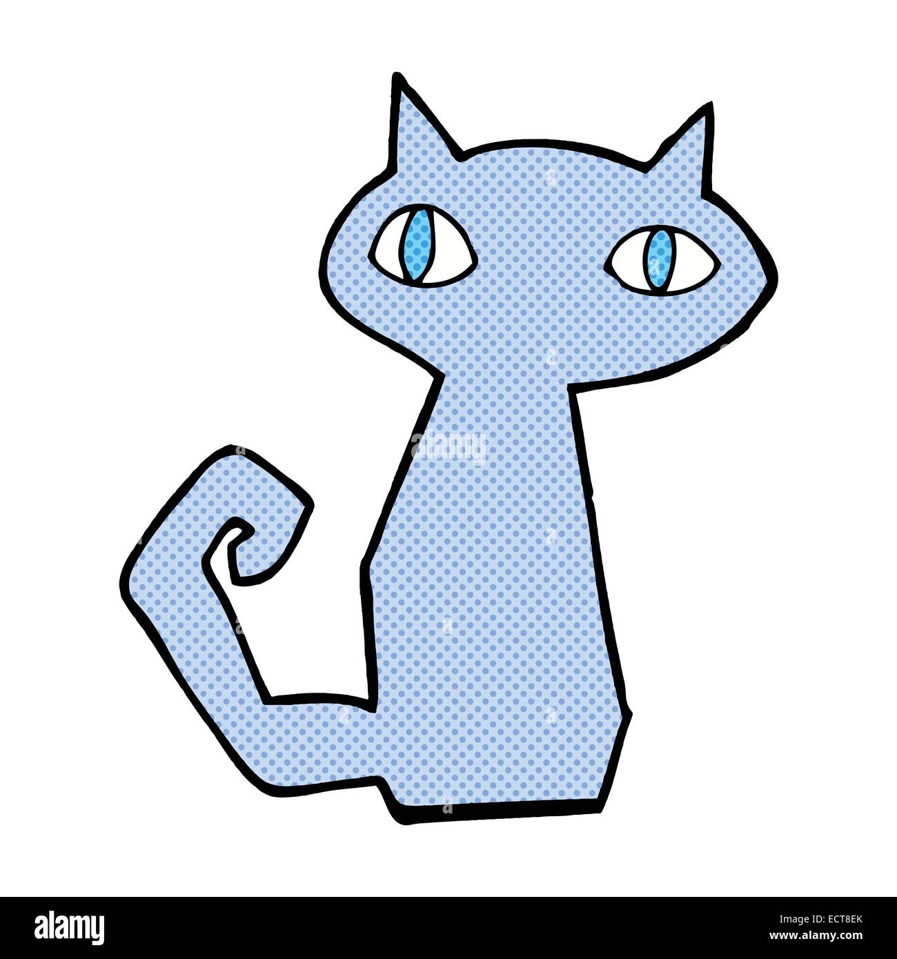 retro comic book style cartoon cat Stock Vector Image & Art - Alamy