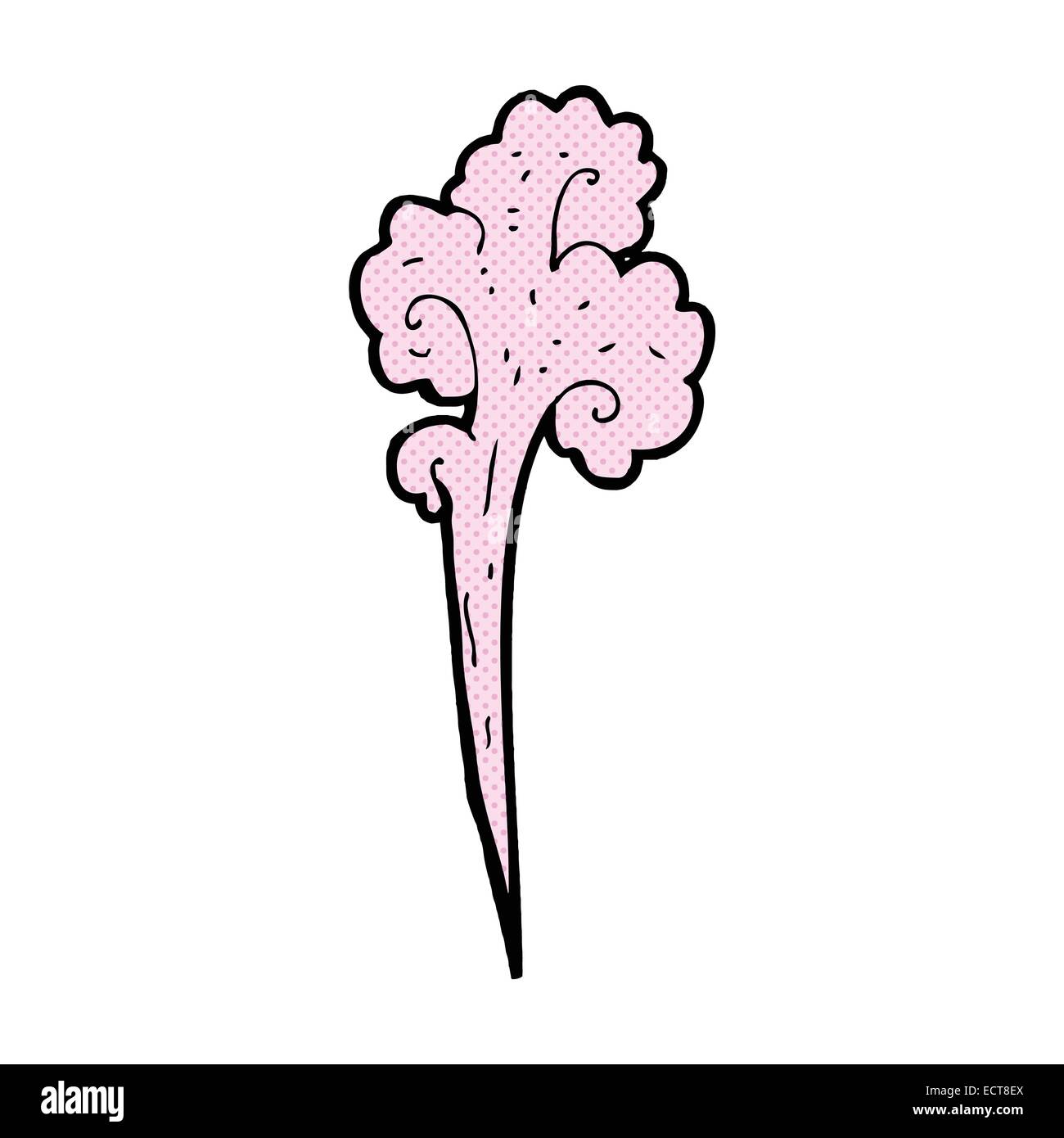 retro comic book style cartoon gust of wind Stock Vector Image & Art ...