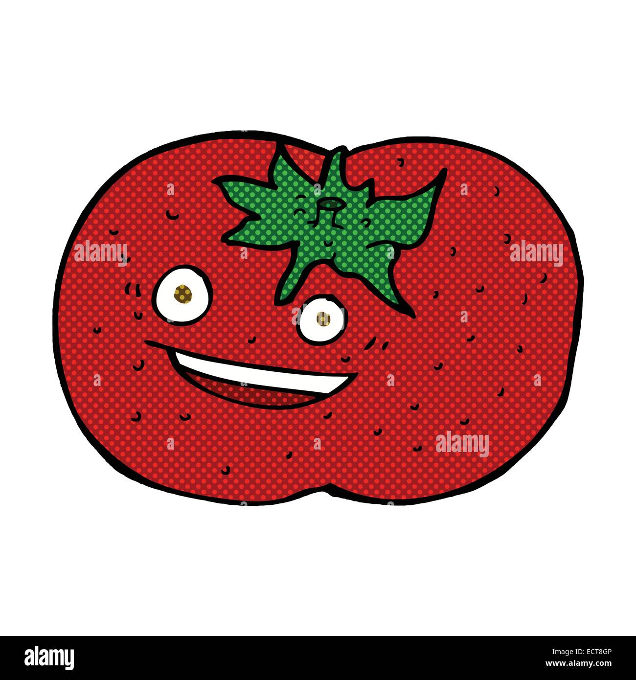 retro comic book style cartoon tomato Stock Vector Image & Art - Alamy