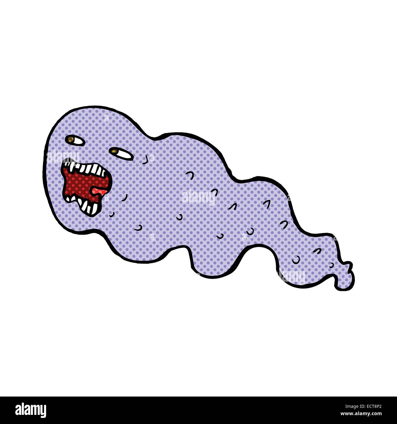 retro comic book style cartoon ghost Stock Vector Image & Art - Alamy