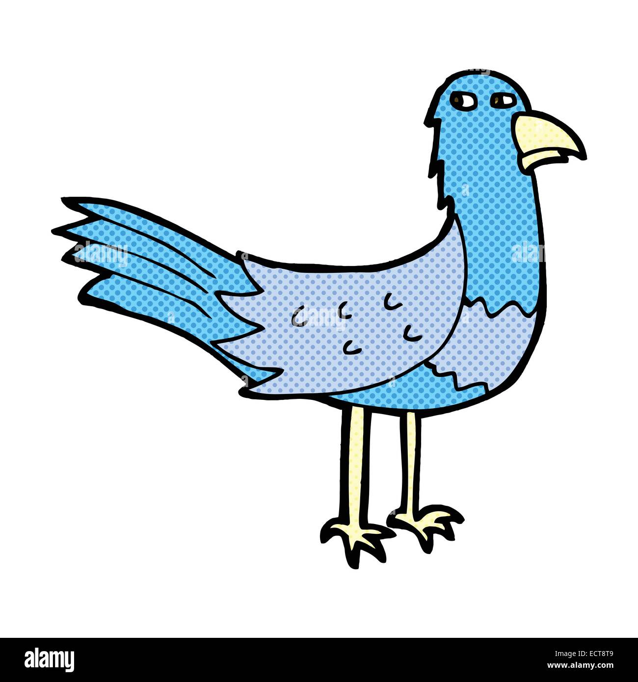 retro comic book style cartoon bird Stock Vector Image & Art - Alamy