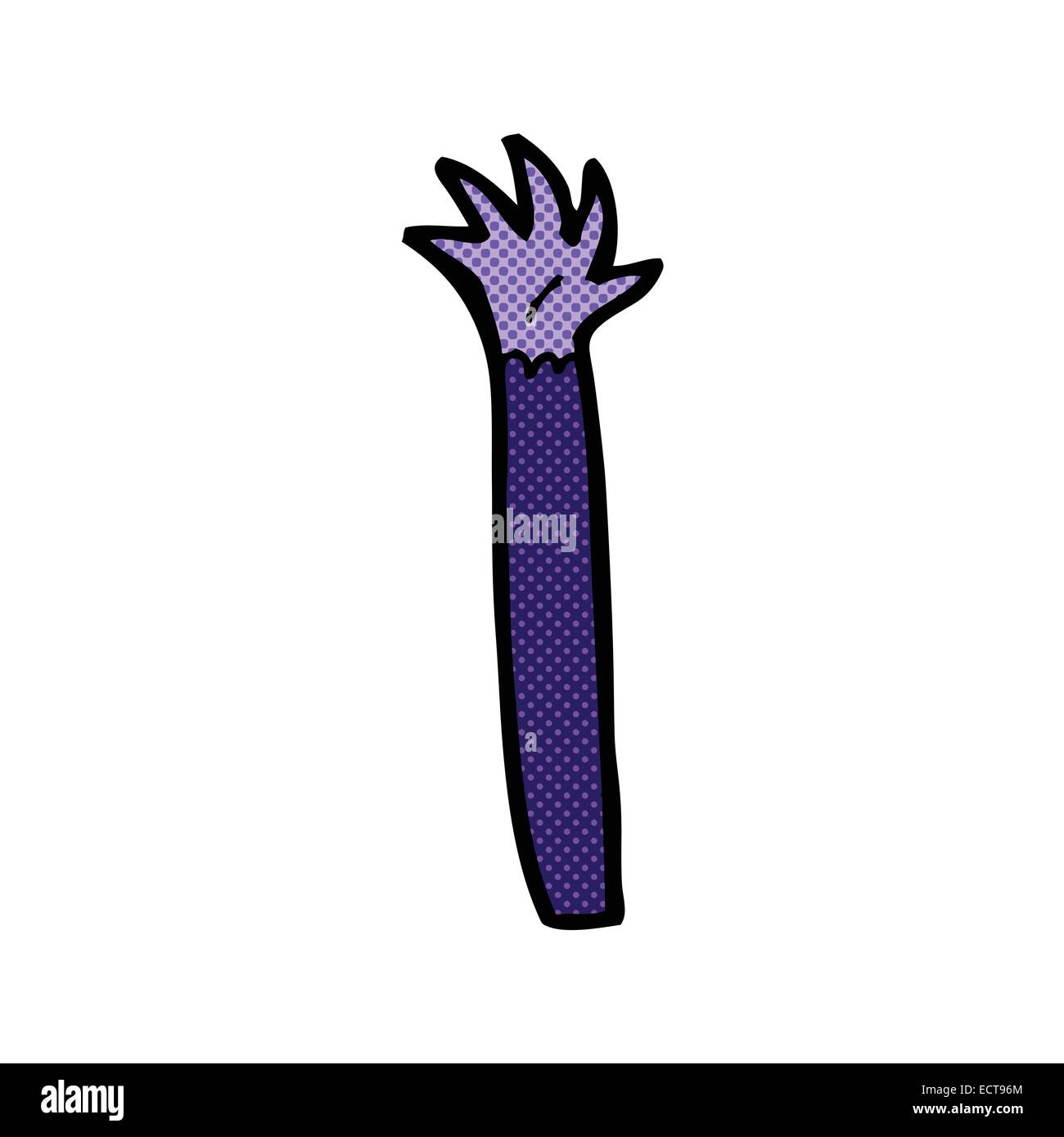 retro comic book style cartoon halloween vampire arm Stock Vector Image ...