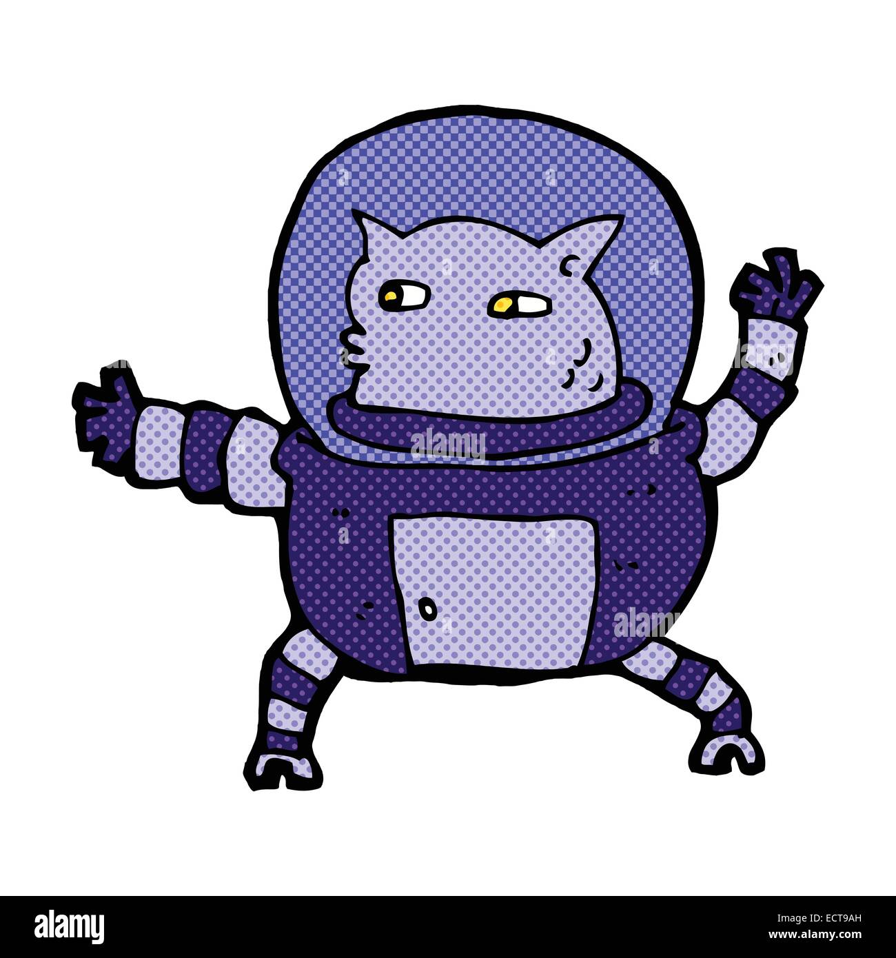 retro comic book style cartoon alien Stock Vector Image & Art - Alamy