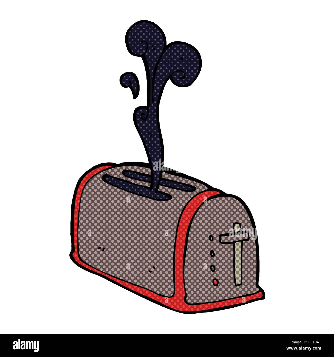 Cartoon burning toaster hi-res stock photography and images - Alamy