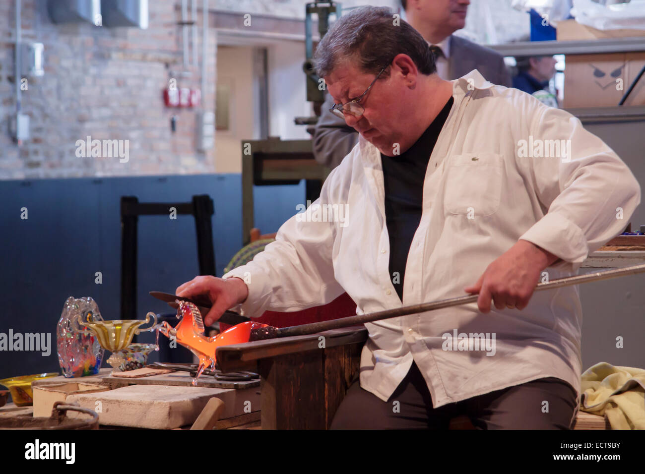 Murano glass blowing hi-res stock photography and images - Alamy