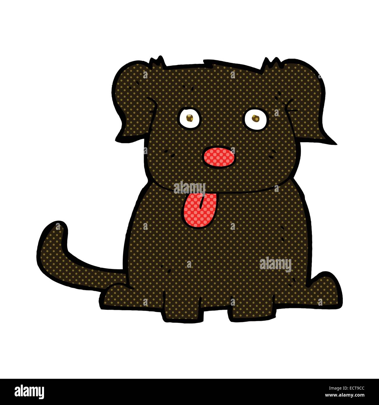 retro comic book style cartoon dog Stock Vector Image & Art - Alamy