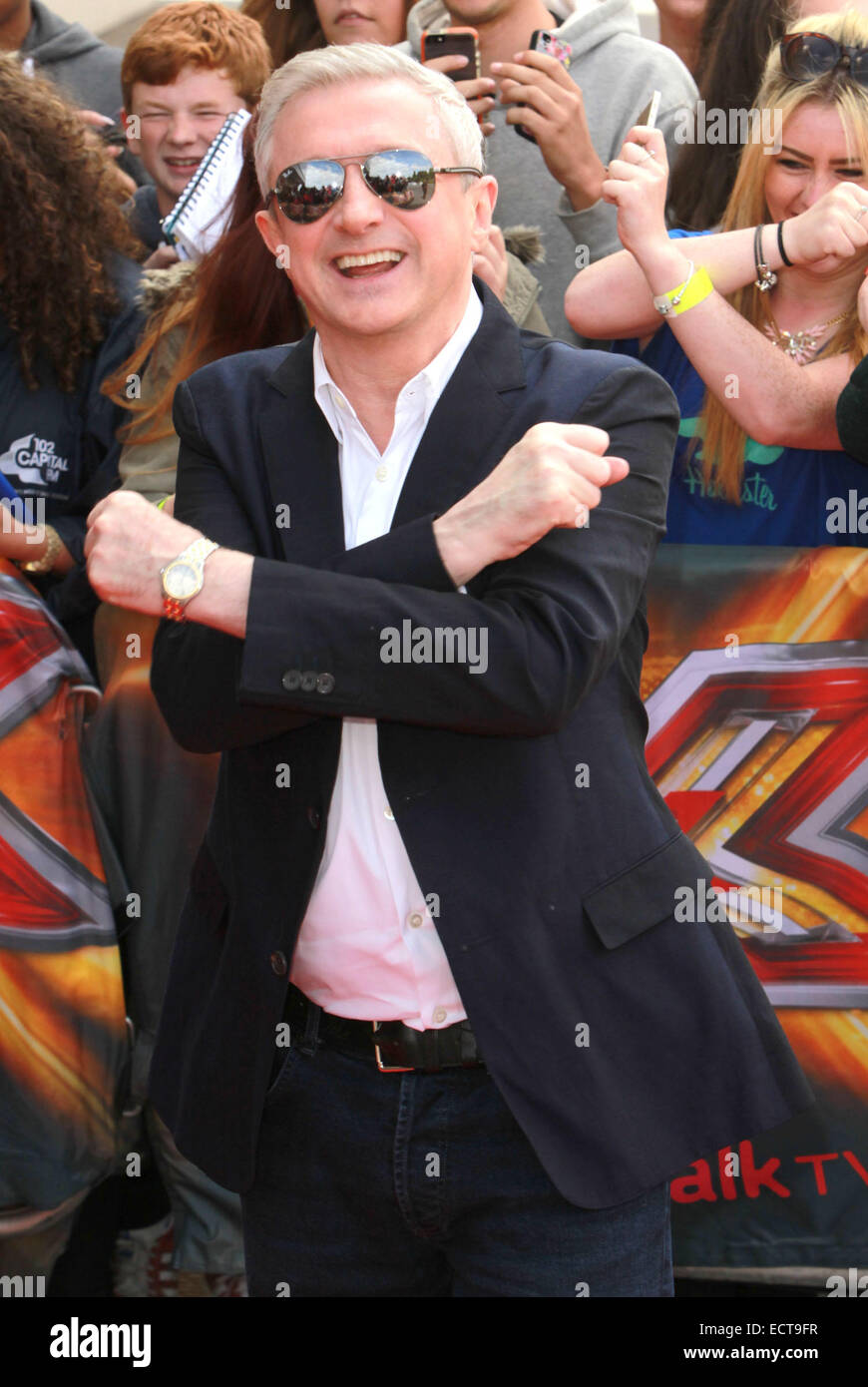Louis Walsh arrives at Old Trafford stadium for 'The X Factor ...