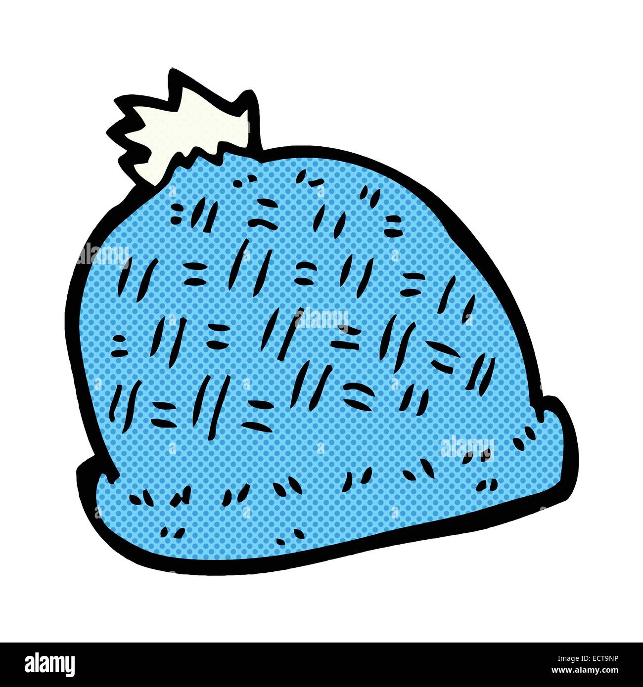 retro comic book style cartoon winter hat Stock Vector Image & Art - Alamy