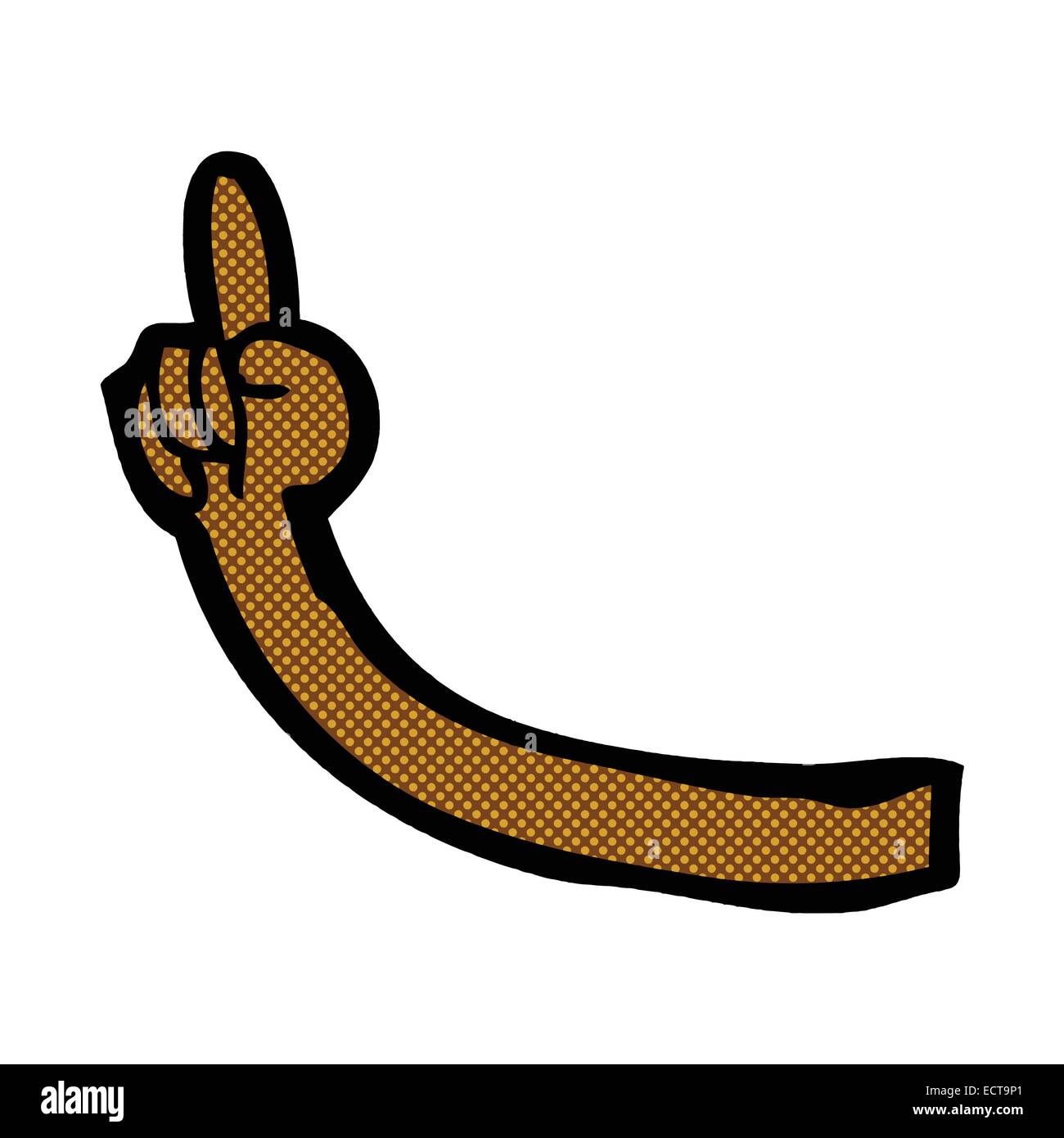 retro comic book style cartoon arm Stock Vector Image & Art - Alamy