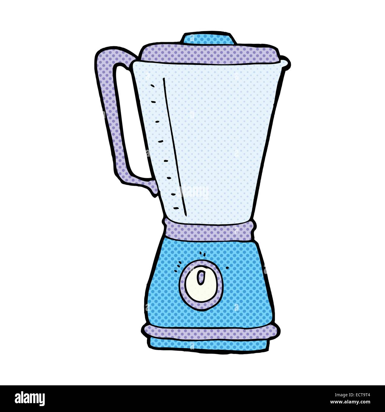 retro comic book style cartoon kitchen blender Stock Vector Image & Art ...