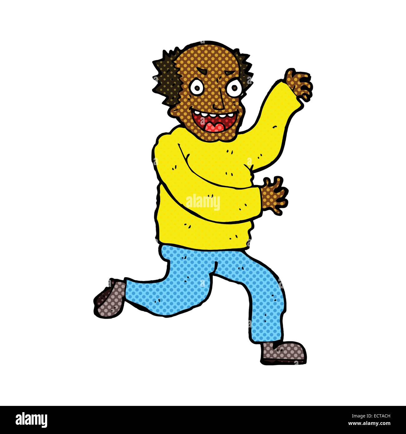 Comic villain illustration Cut Out Stock Images & Pictures - Alamy