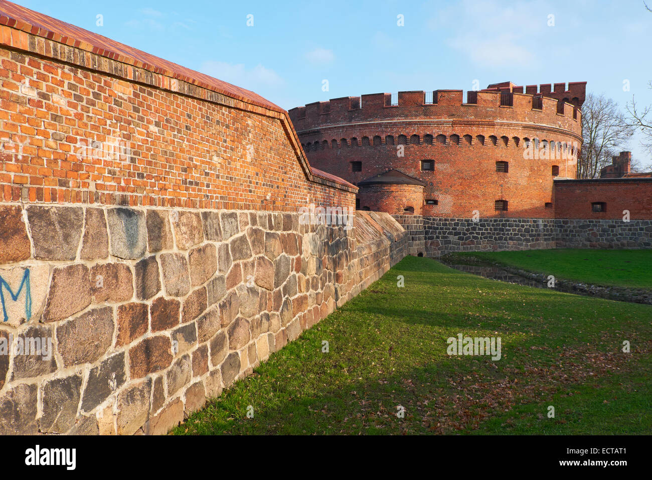Defensive tower Dona, old german military fortification, was built in ...
