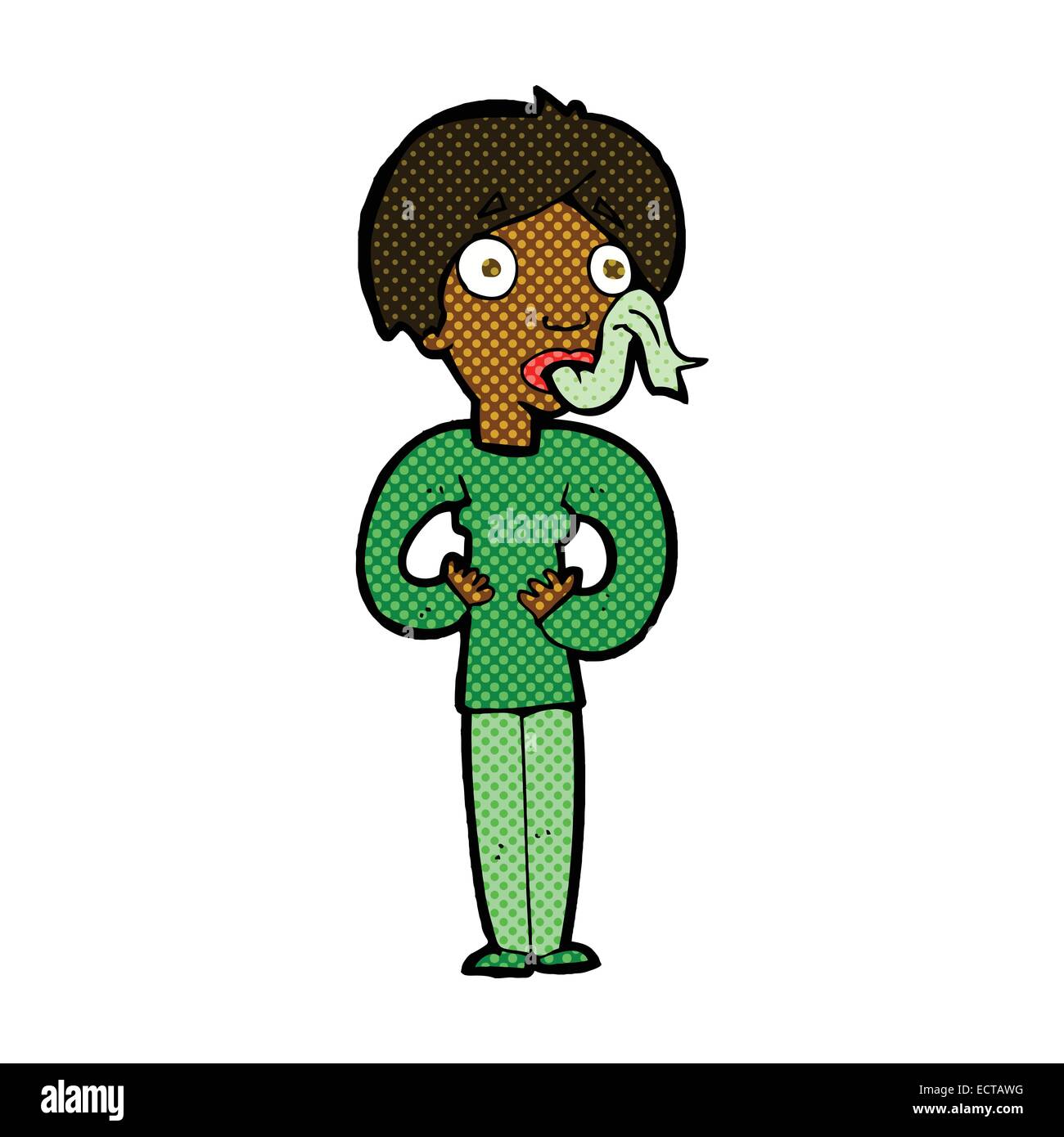 Woman forked tongue Stock Vector Images - Alamy