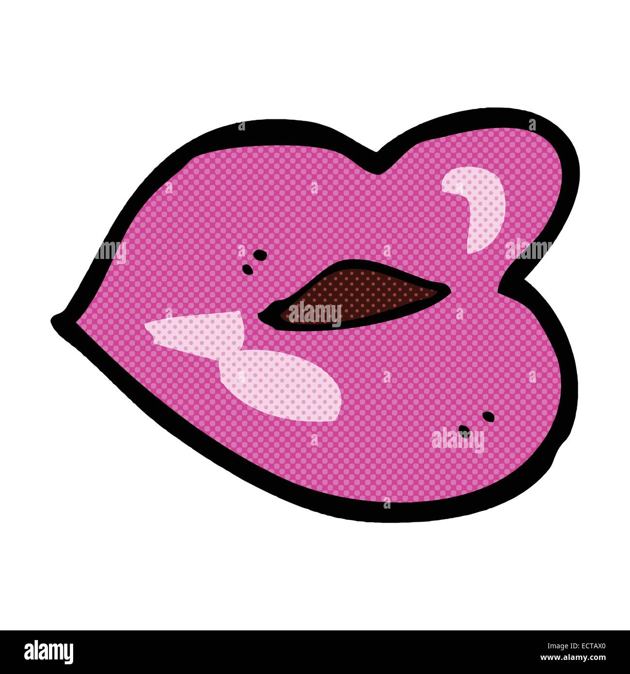 retro comic book style cartoon lips Stock Vector Image & Art - Alamy