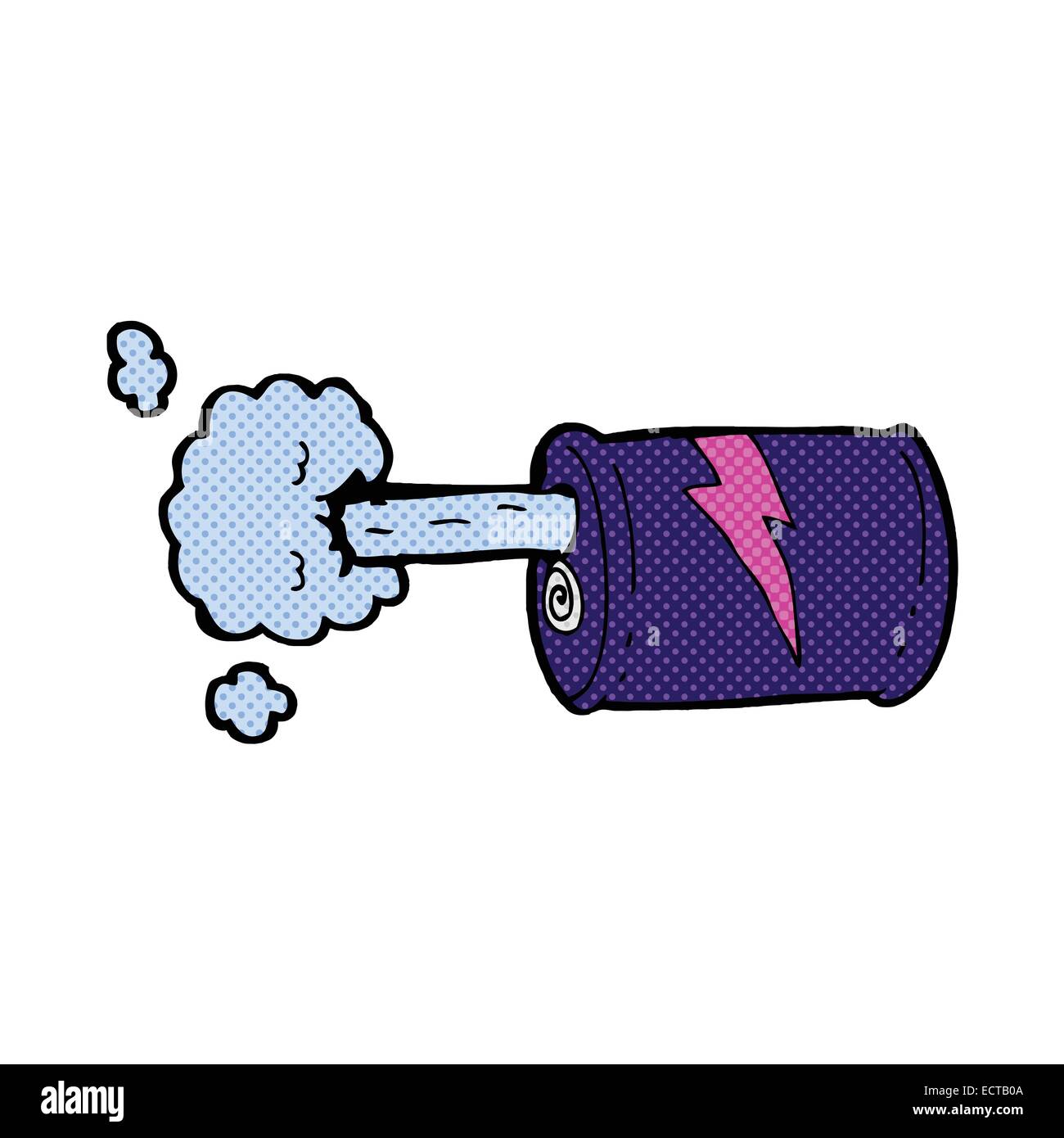 Cartoon fizzy drink can Cut Out Stock Images & Pictures - Alamy