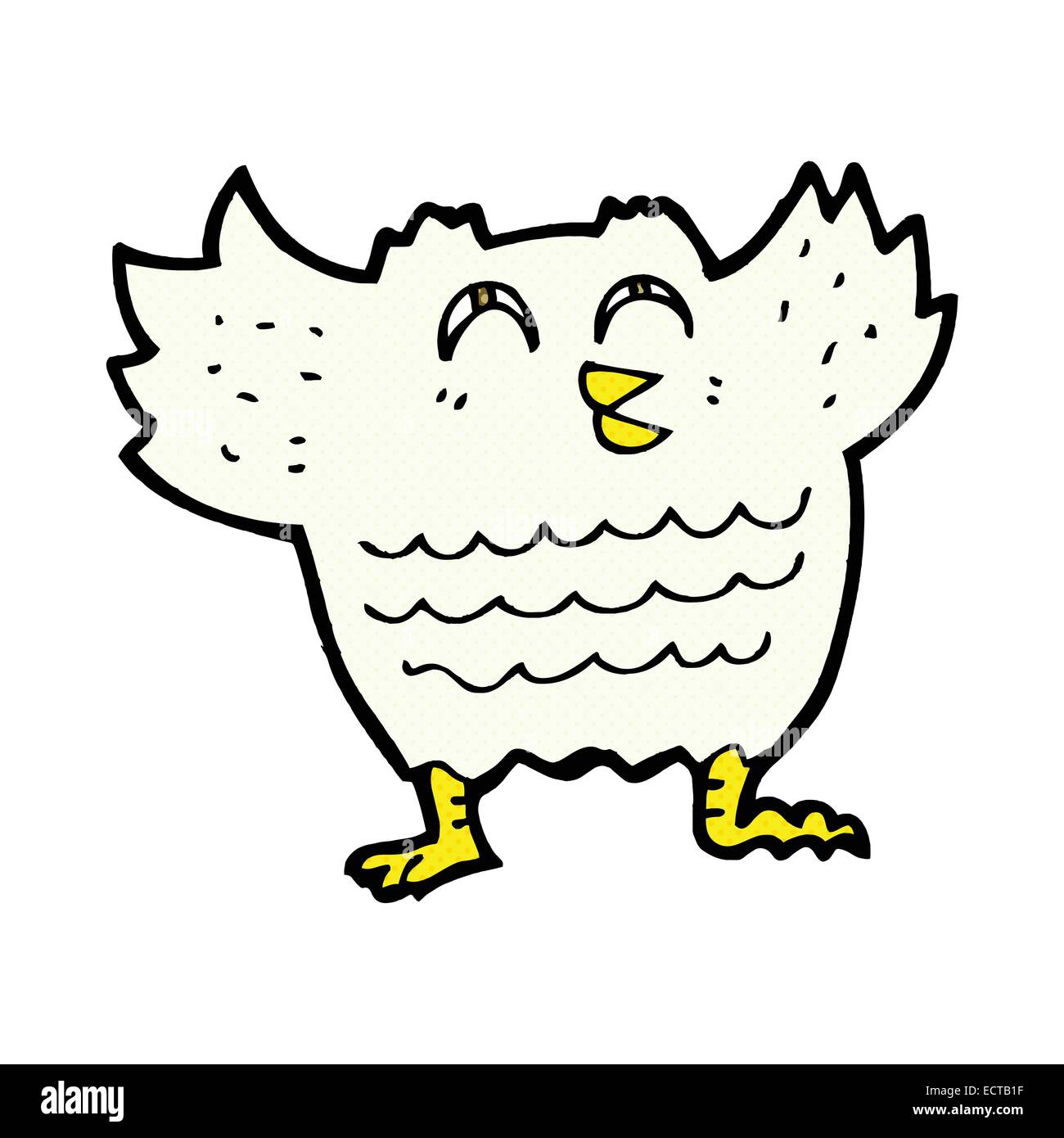 retro comic book style cartoon black bird Stock Vector Image & Art - Alamy