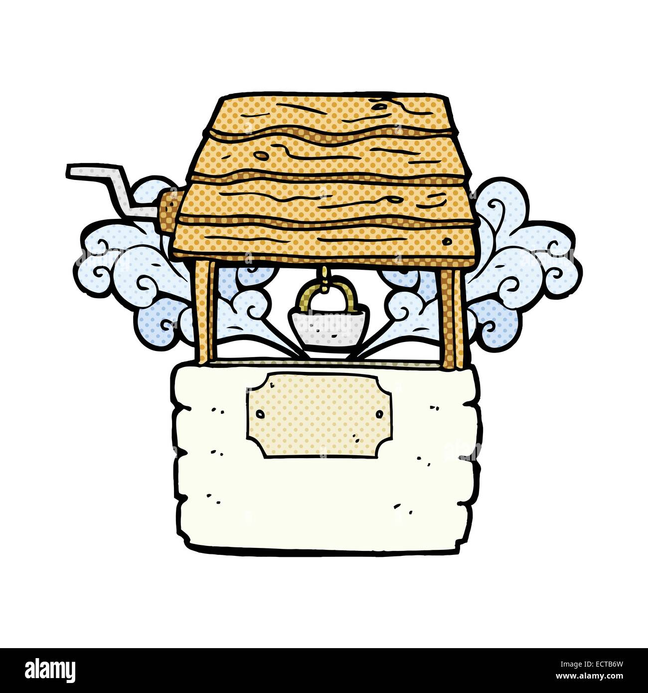 retro comic book style cartoon well Stock Vector Image & Art - Alamy