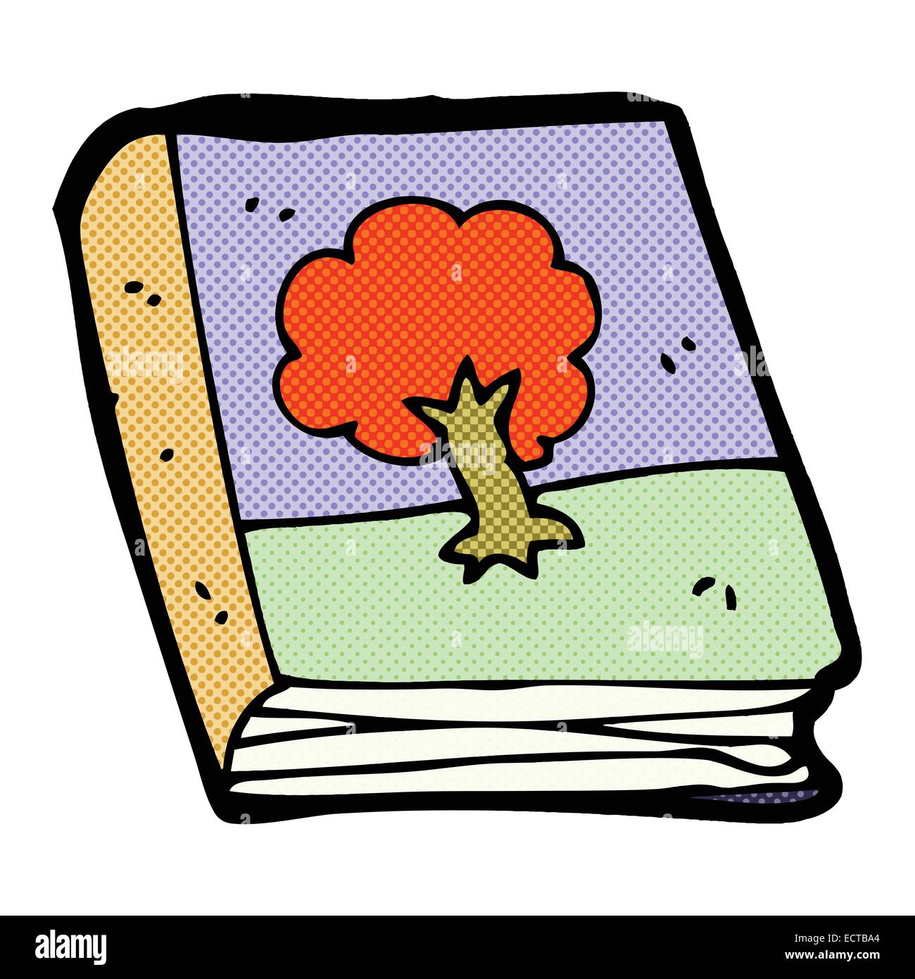 retro comic book style cartoon old picture book Stock Vector Image ...