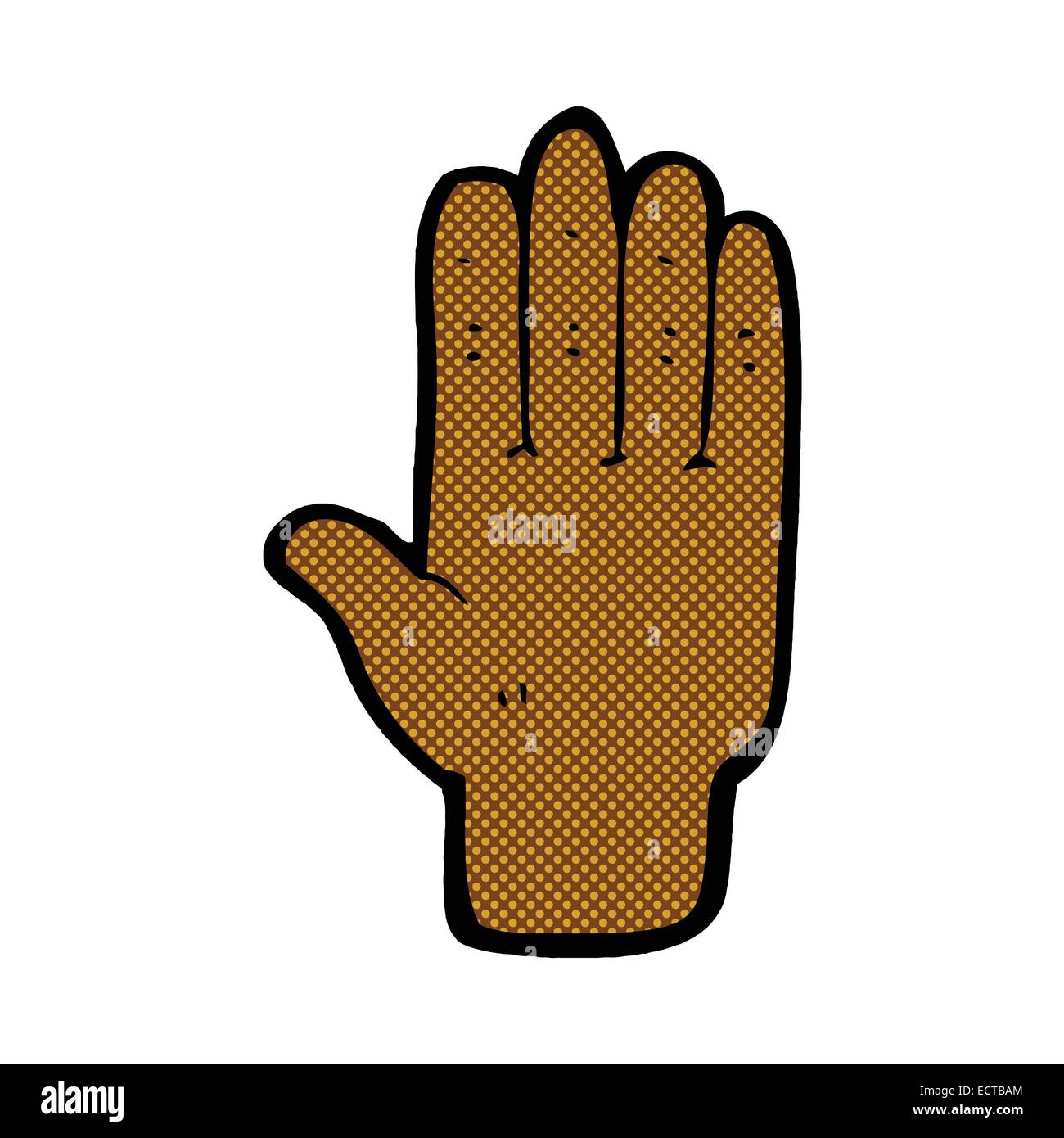 retro comic book style cartoon hand Stock Vector Image & Art - Alamy