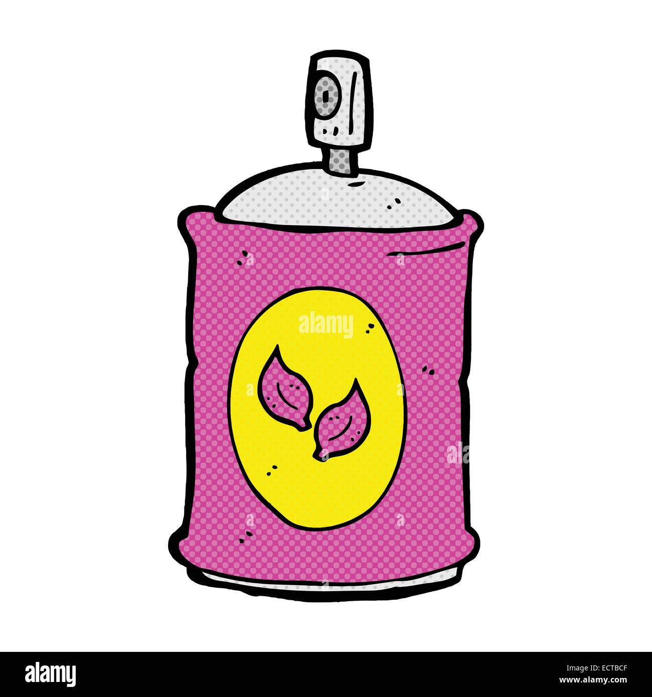retro comic book style cartoon natural spray Stock Vector Image & Art ...