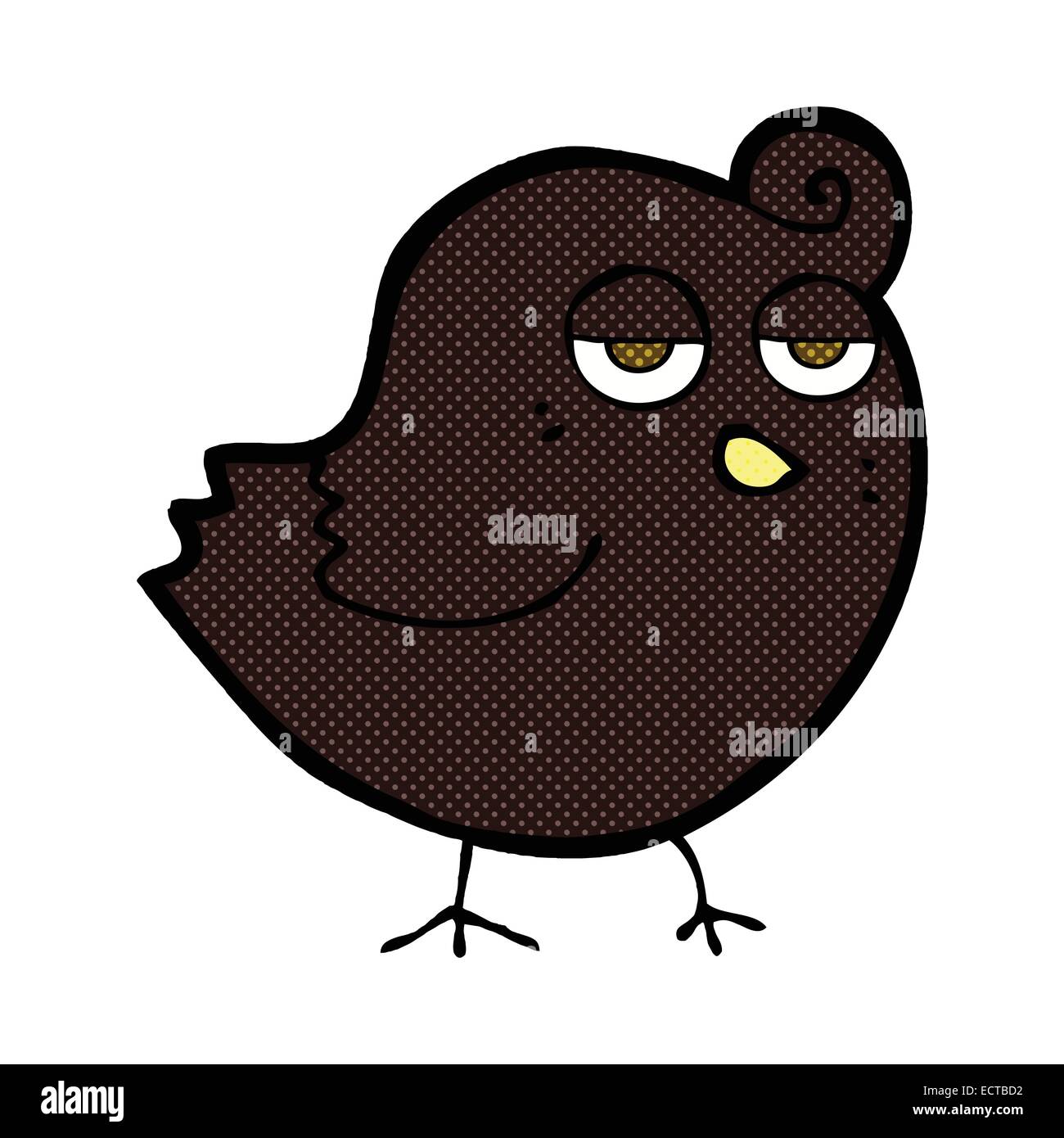 retro comic book style cartoon bird Stock Vector Image & Art - Alamy