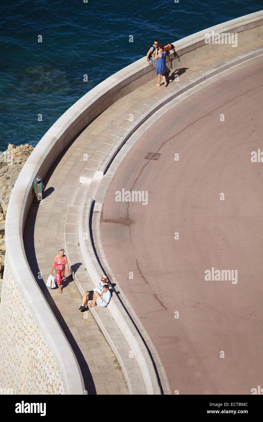 Nice sea town promenade hi-res stock photography and images - Alamy