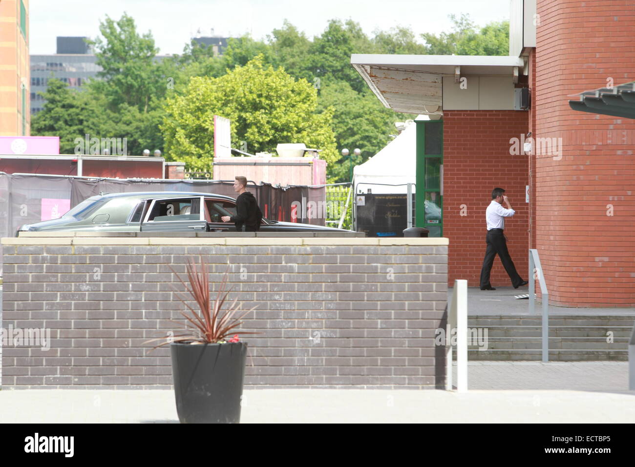Simon Cowell arrives at Old Trafford stadium for 'The X Factor ...