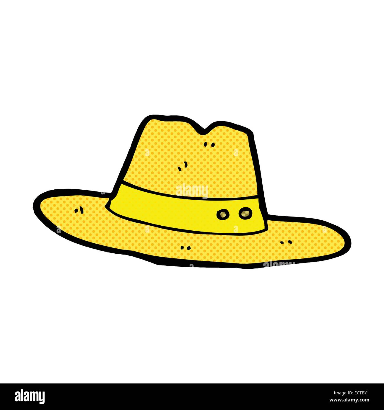 retro comic book style cartoon hat Stock Vector Image & Art - Alamy