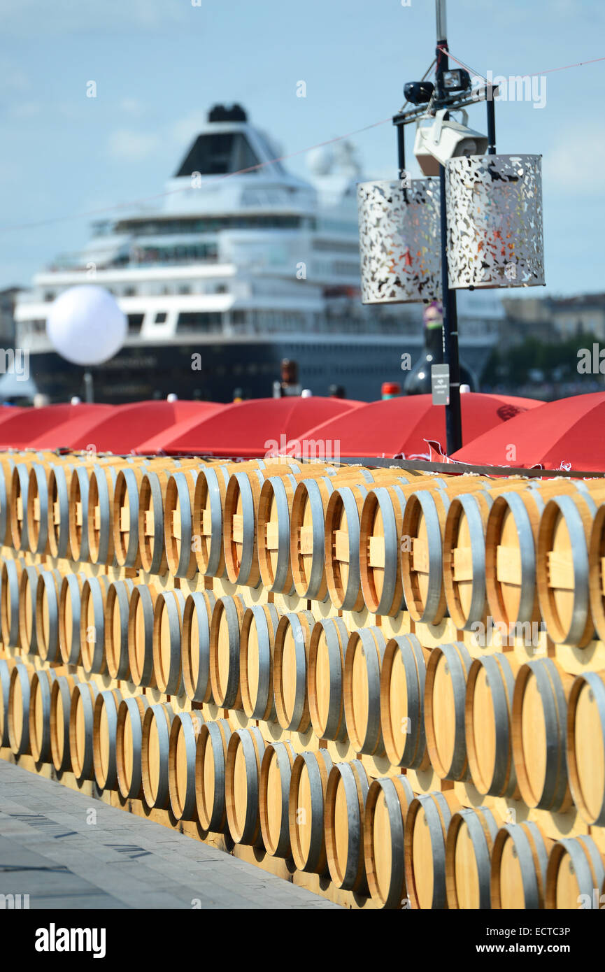 Port barrels on ship on hi-res stock photography and images - Alamy