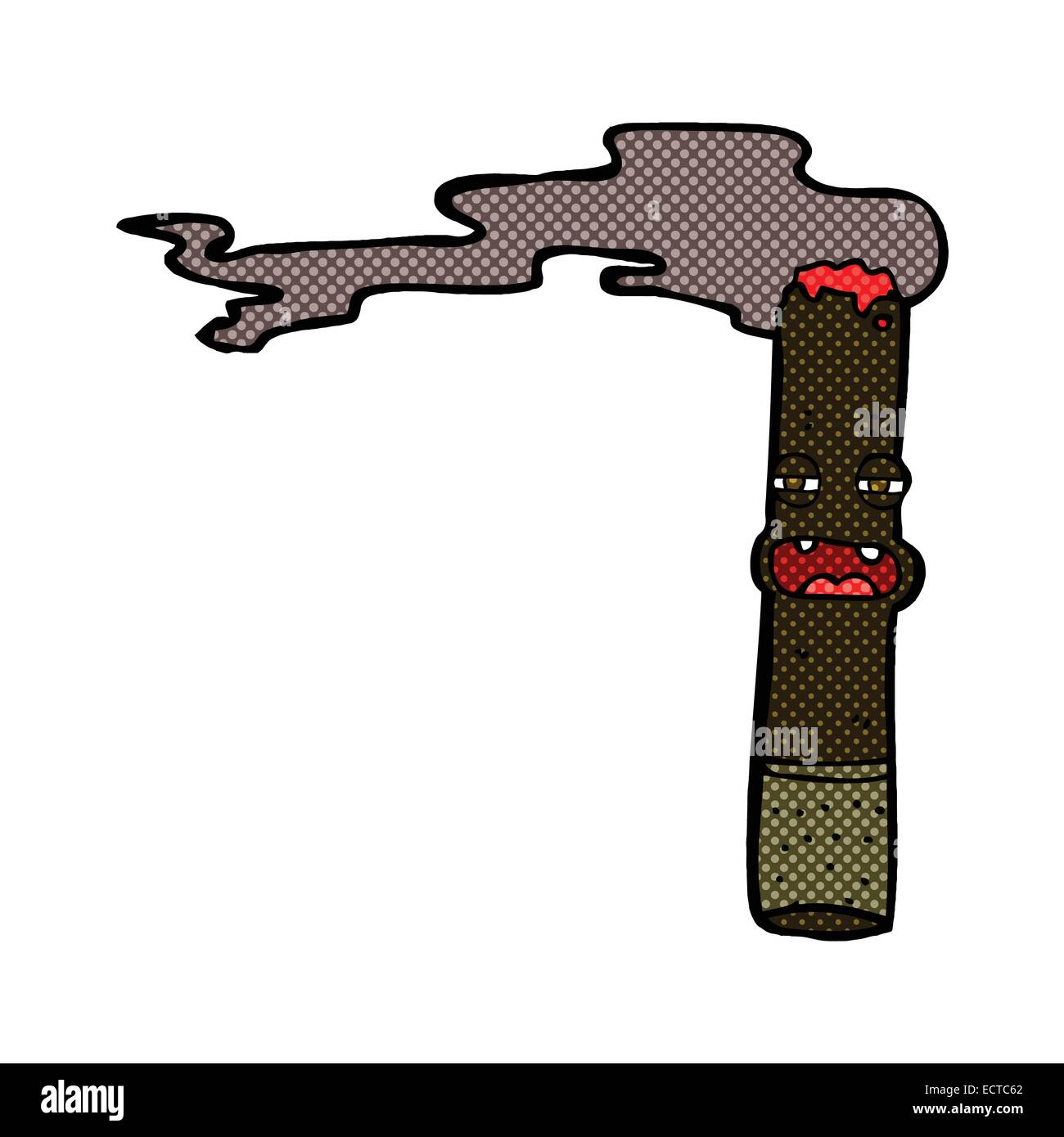 Comic cigar smoking Stock Vector Images - Alamy