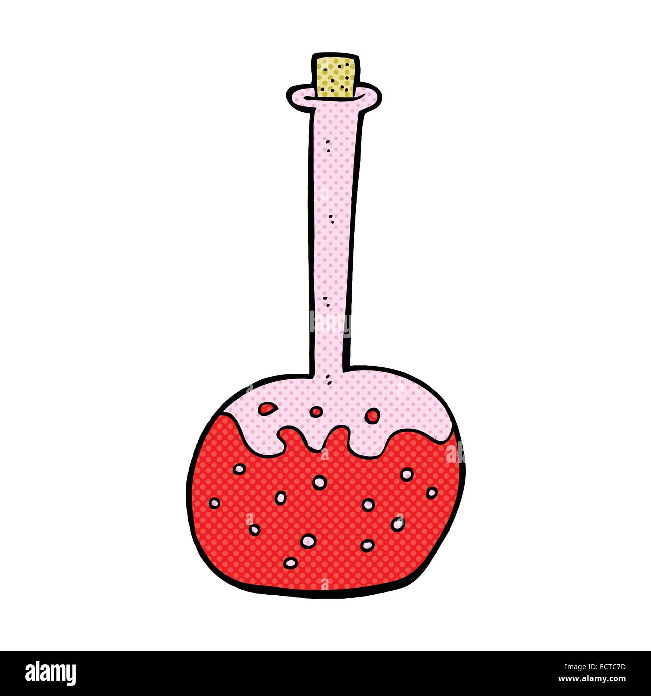 retro comic book style cartoon chemical potion Stock Vector Image & Art ...