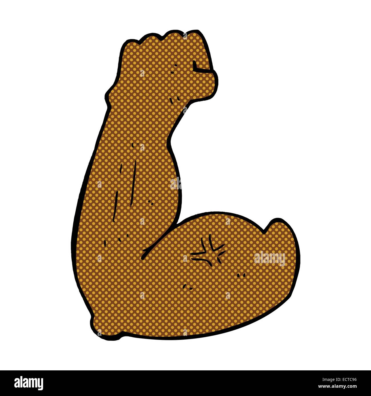 Bulging bicep Stock Vector Images - Alamy