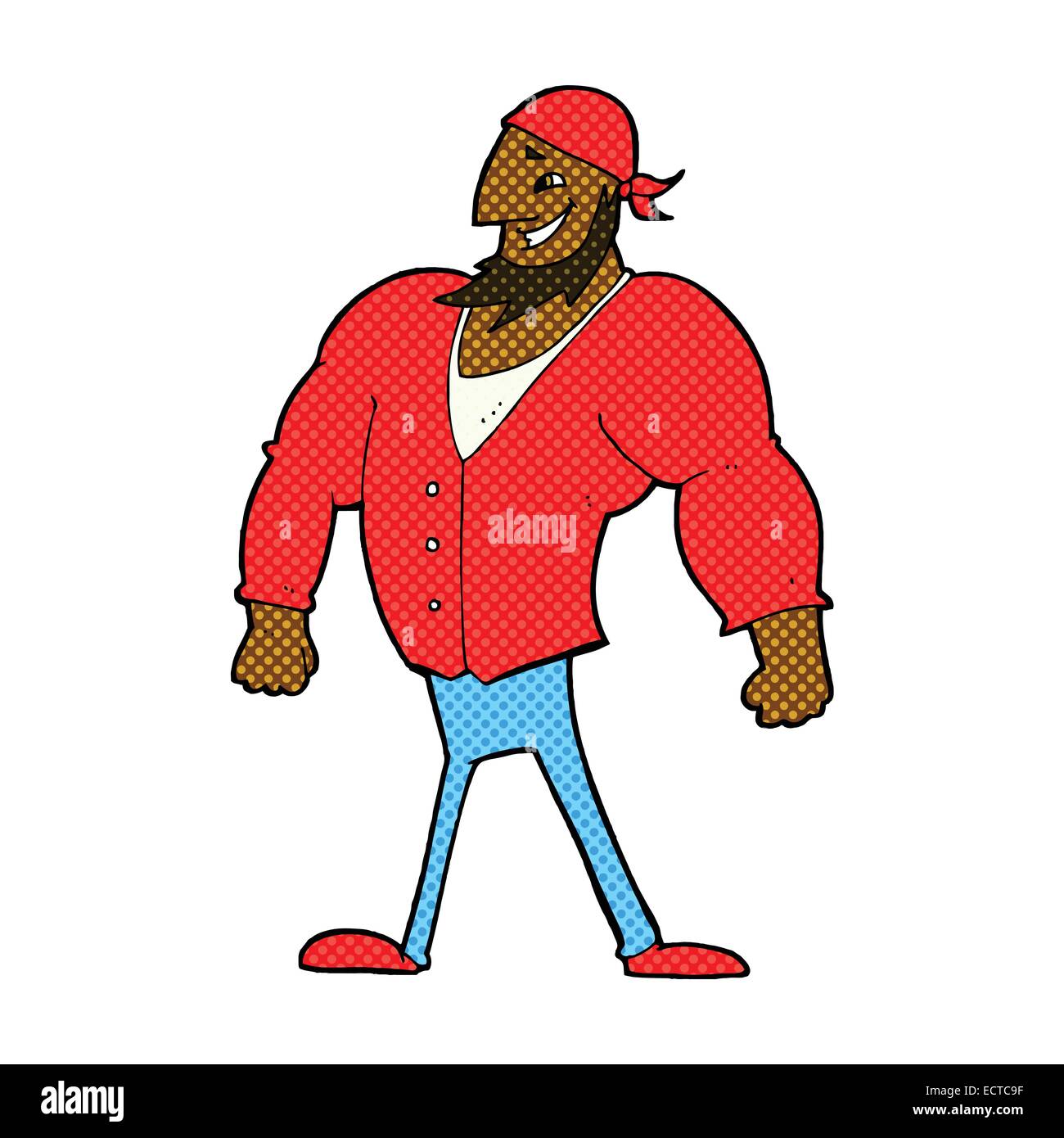 Muscular sailor Stock Vector Images - Alamy