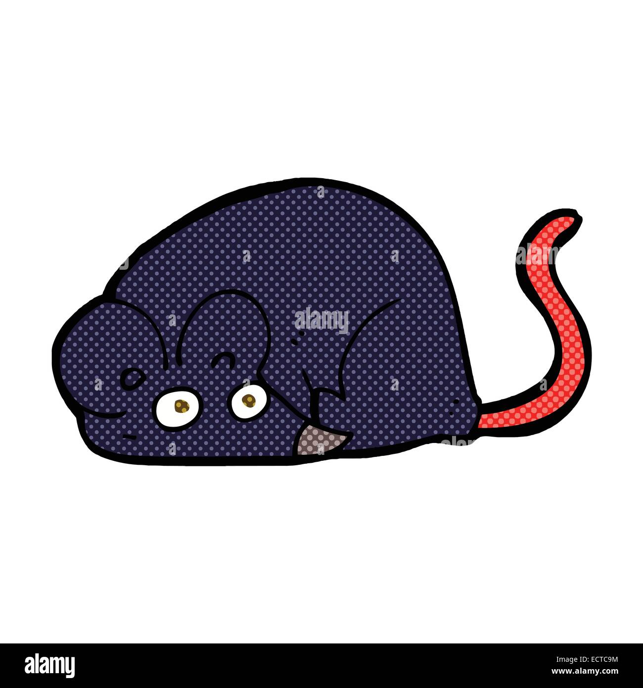 retro comic book style cartoon white mouse Stock Vector Image & Art - Alamy