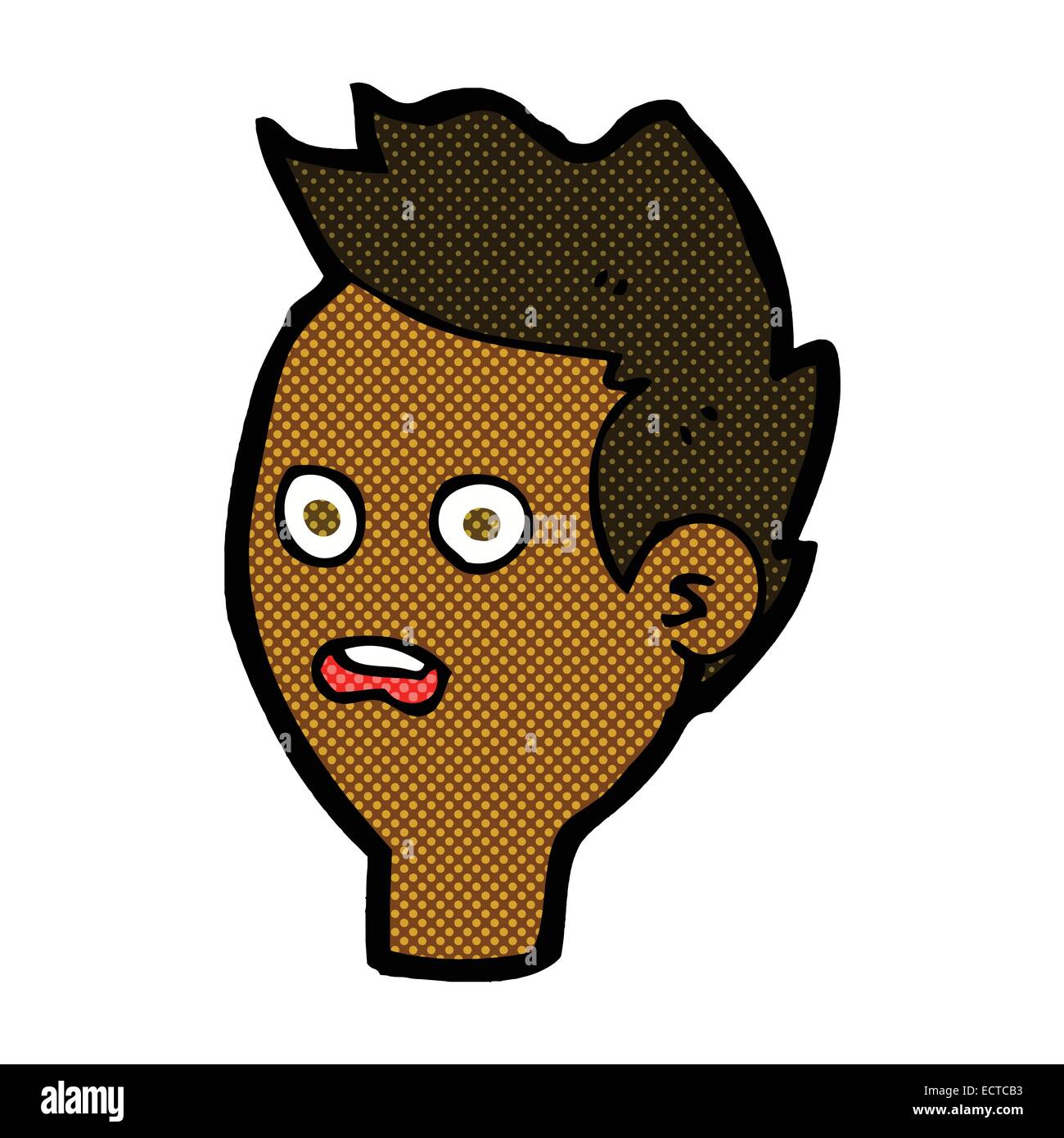 Cartoon shocked man book hi-res stock photography and images - Alamy