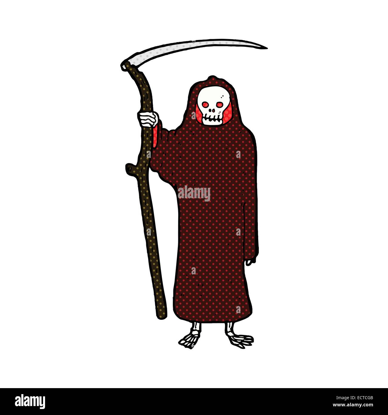 death retro comic book style cartoon Stock Vector Image & Art - Alamy