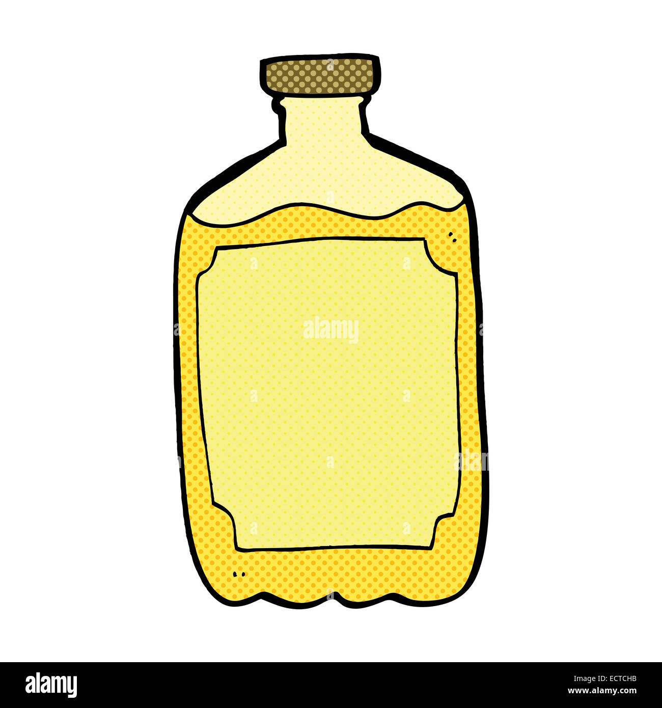 retro comic book style cartoon water bottle Stock Vector Image & Art ...