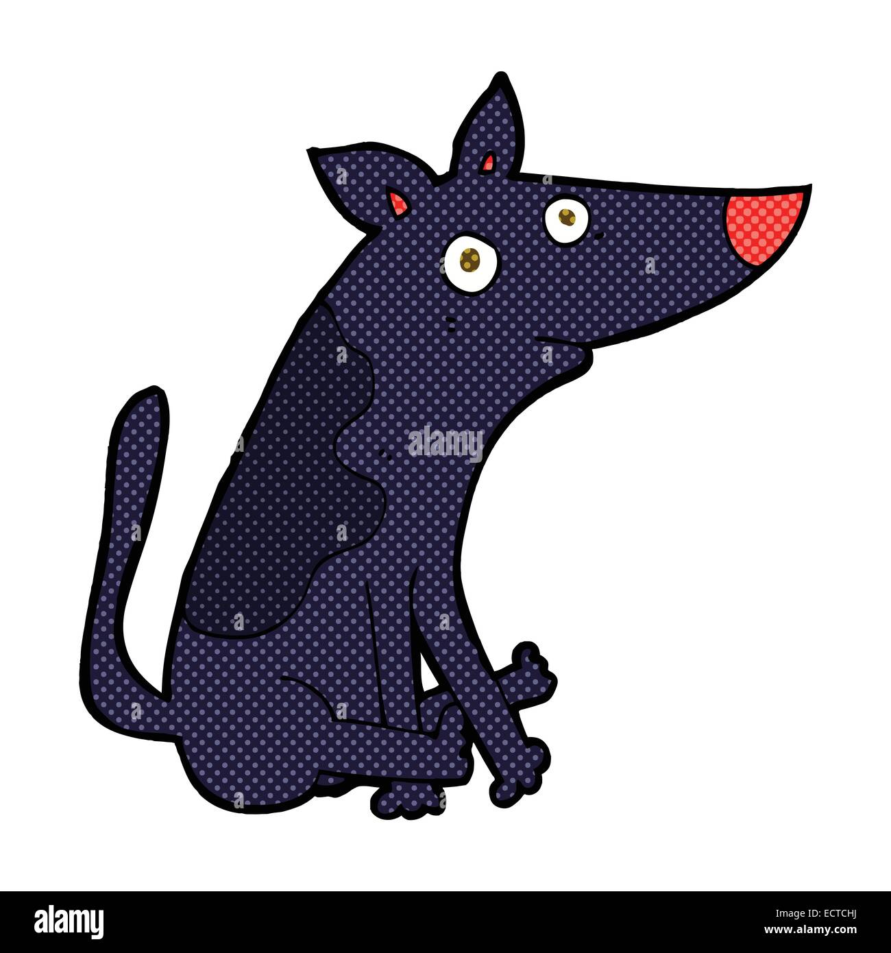 retro comic book style cartoon dog Stock Vector Image & Art - Alamy