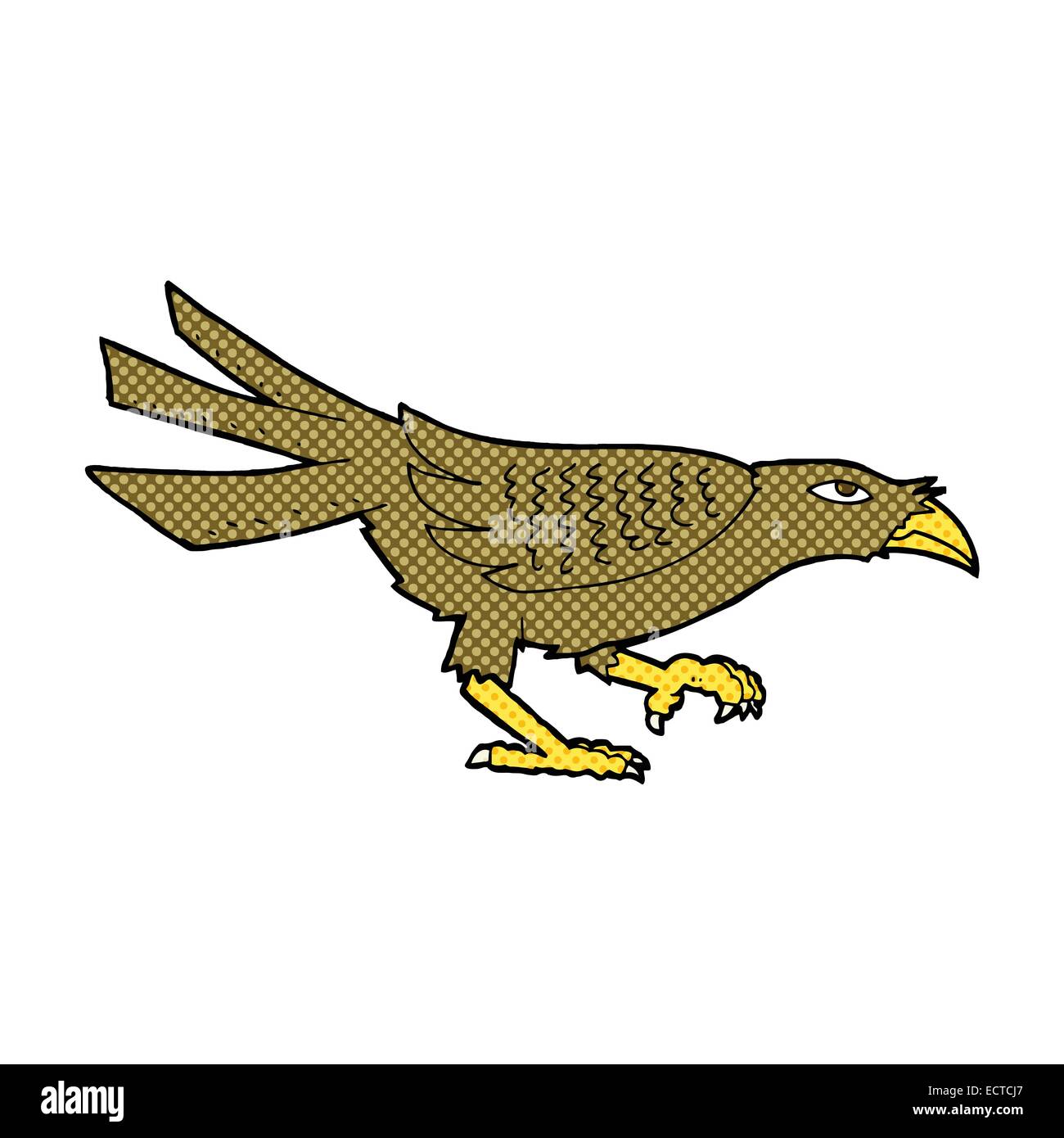 retro comic book style cartoon bird Stock Vector Image & Art - Alamy