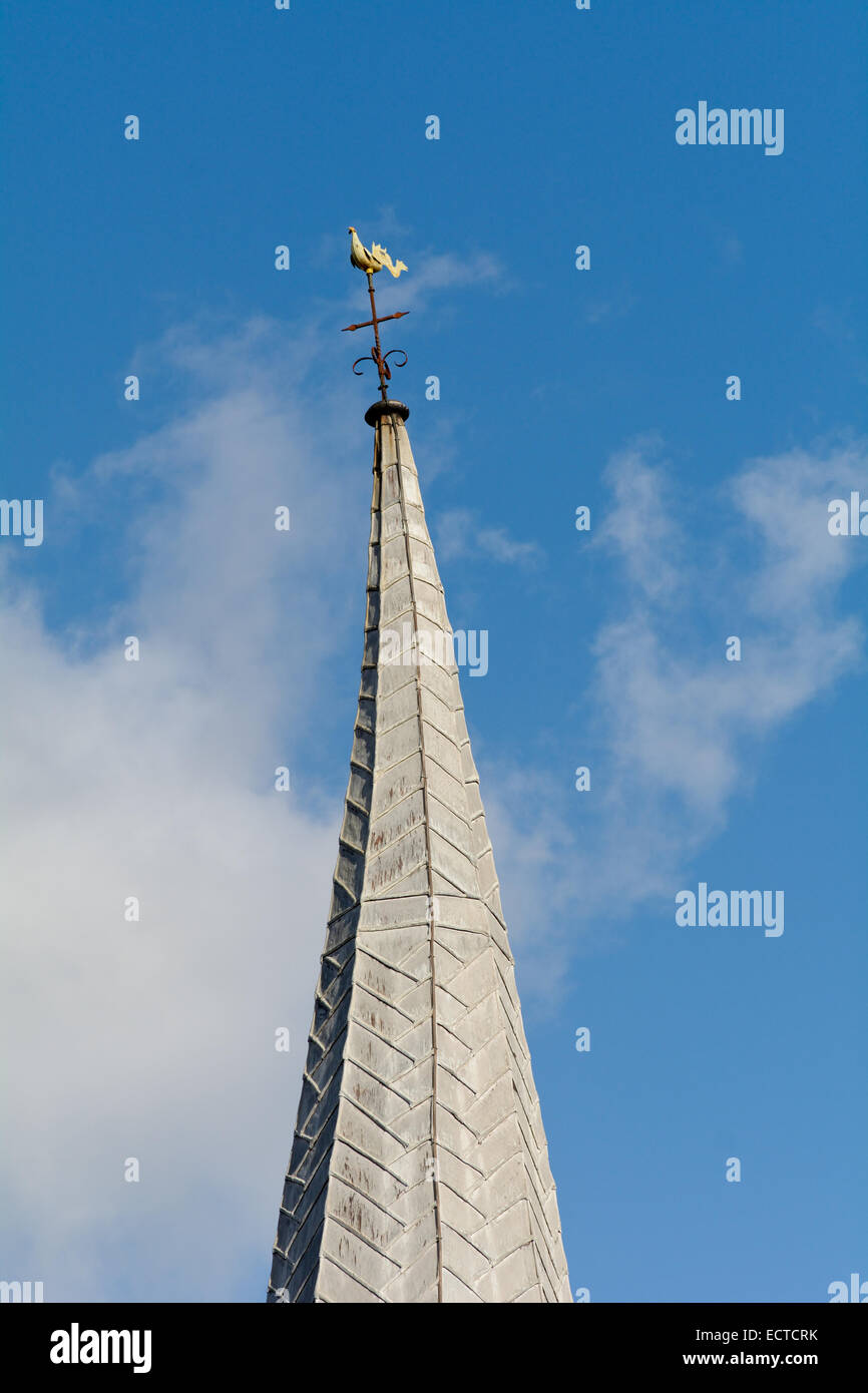 Church with weather vane hi-res stock photography and images - Alamy