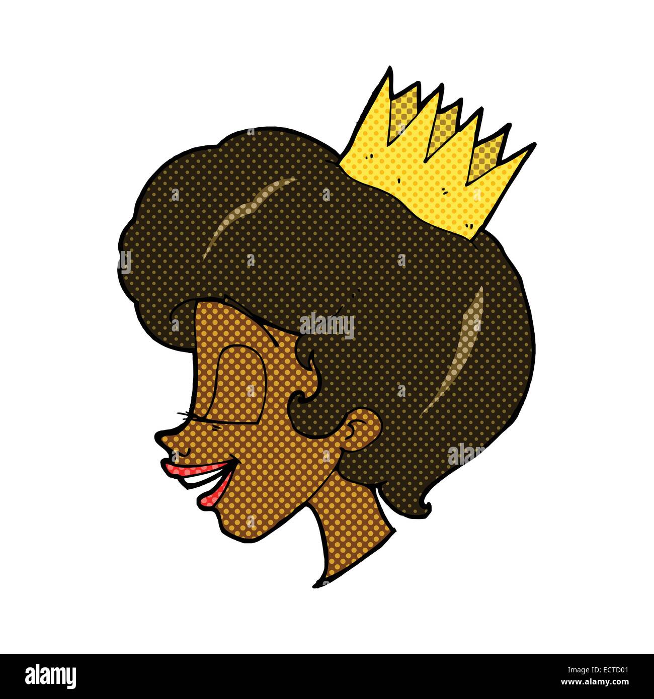 retro comic book style cartoon princess Stock Vector Image & Art - Alamy