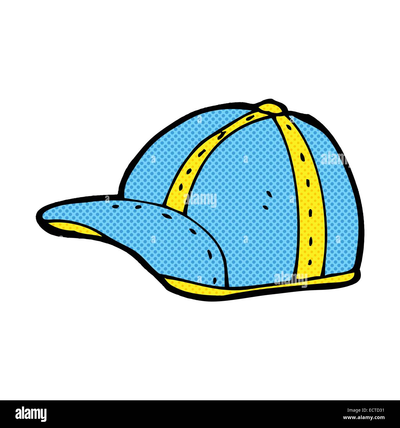 Cartoon old school cap Cut Out Stock Images & Pictures - Alamy