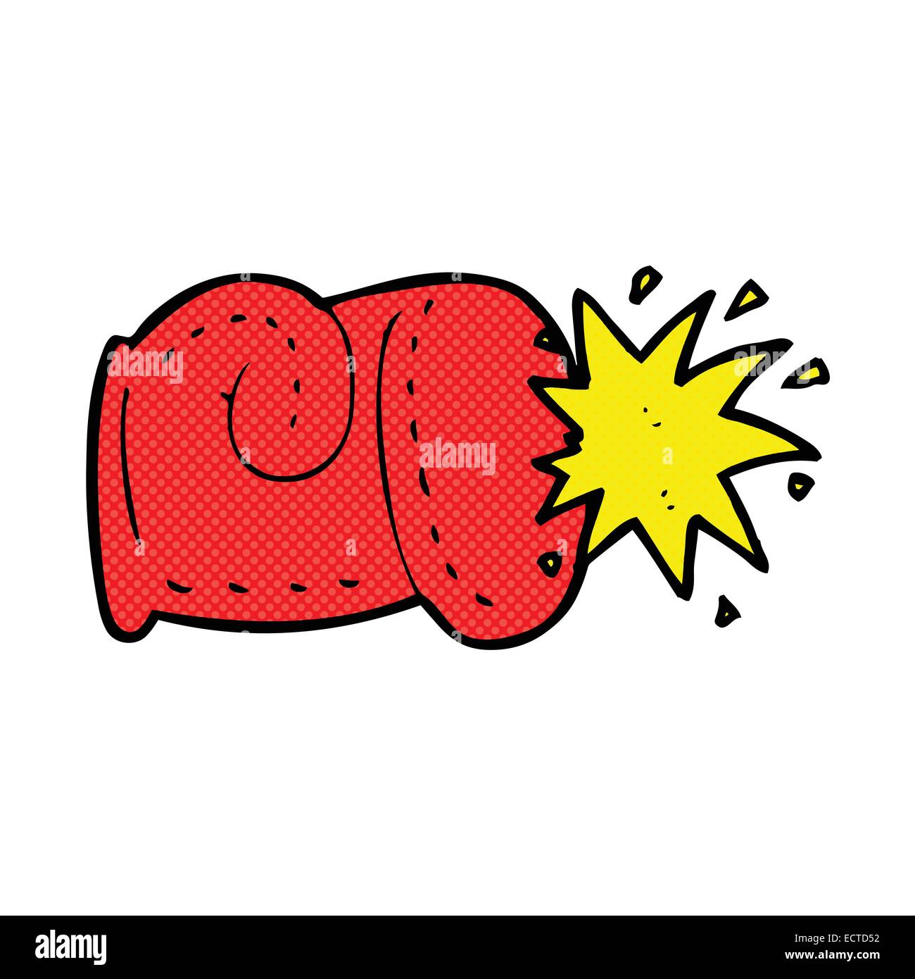 retro comic book style cartoon punch Stock Vector Image & Art - Alamy
