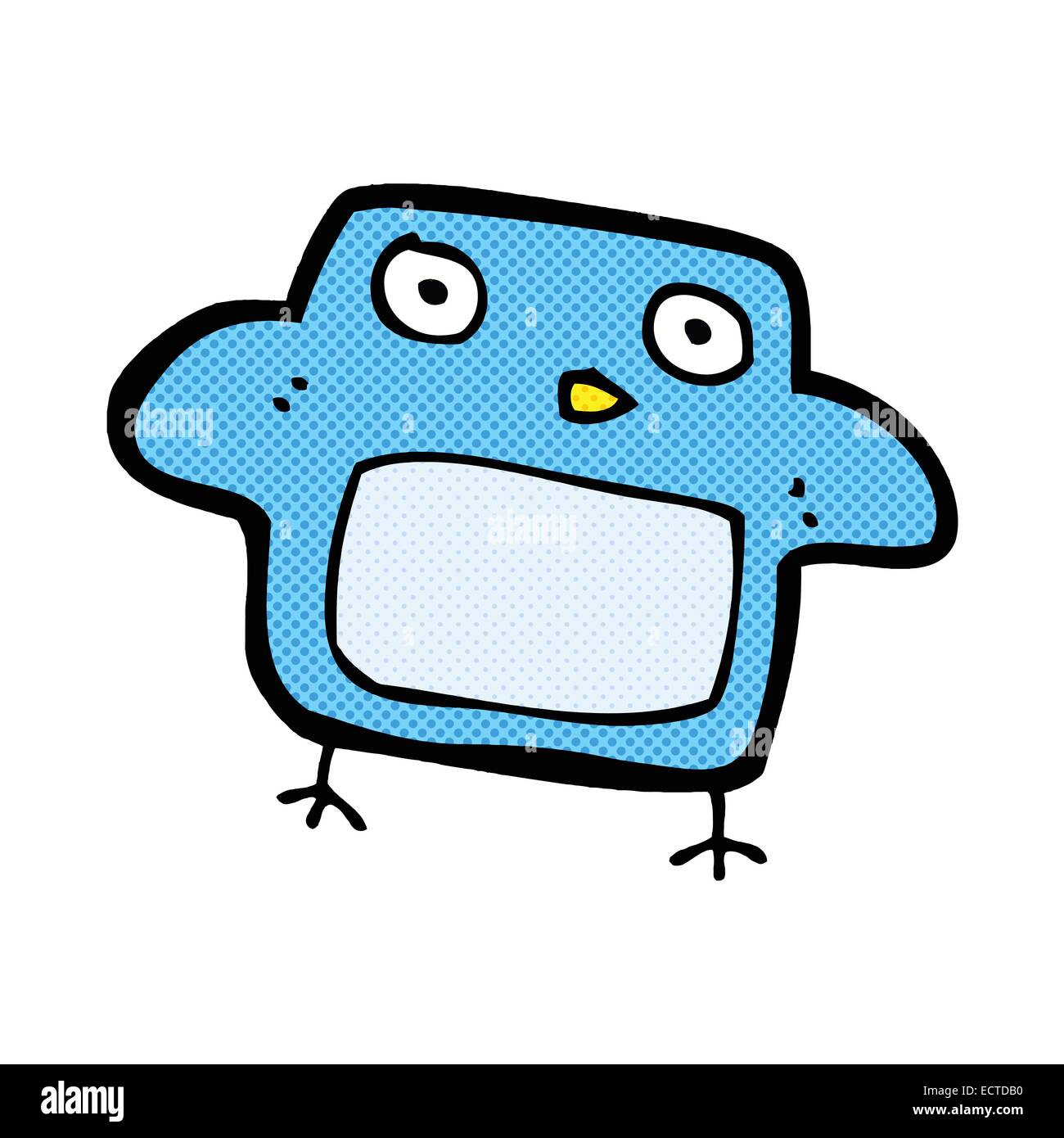 retro comic book style cartoon bird Stock Vector Image & Art - Alamy