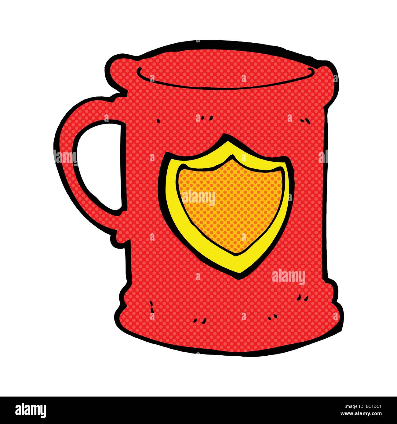 retro comic book style cartoon tankard Stock Vector Image & Art - Alamy