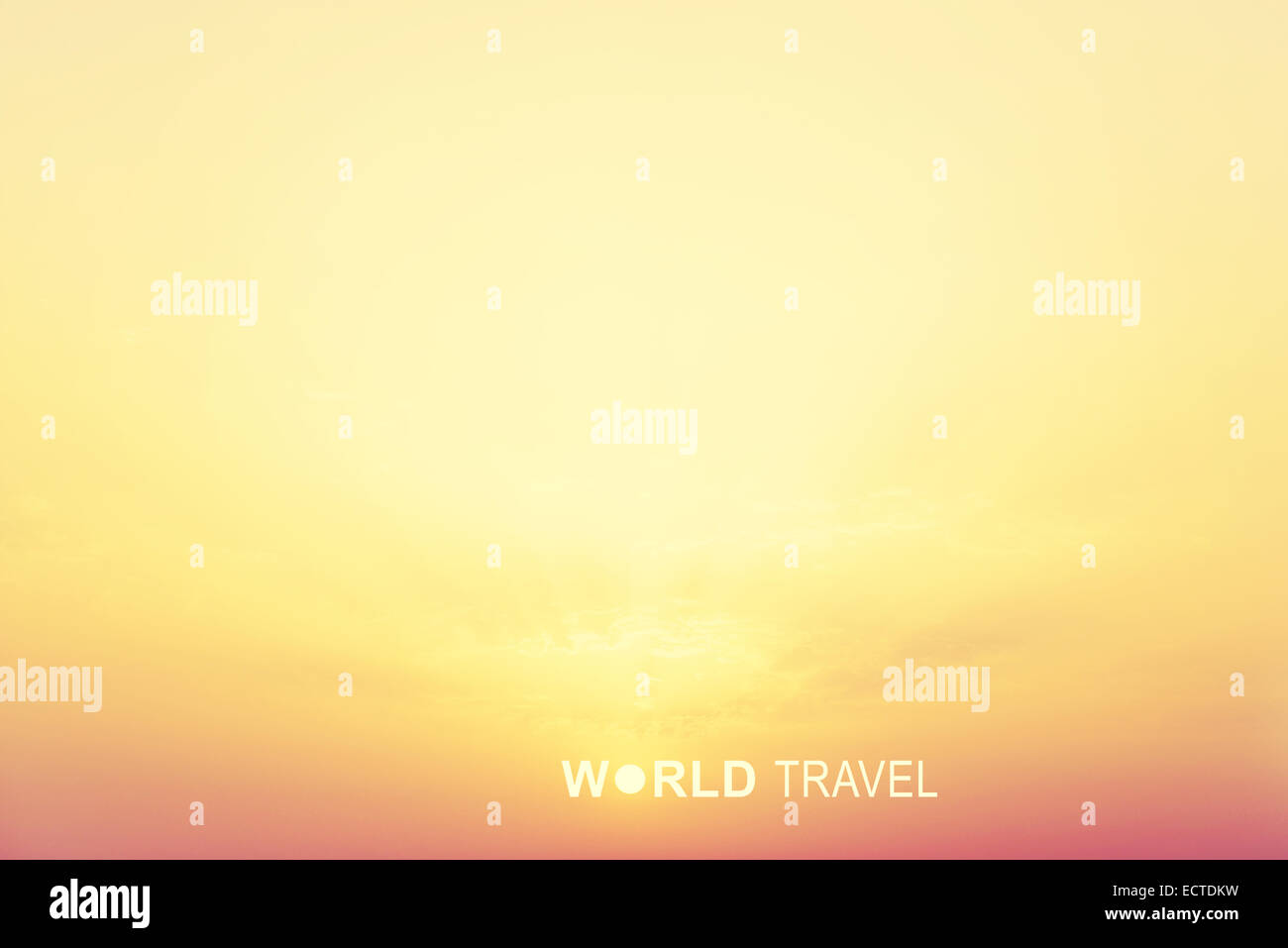 World Travel header Stock Photo - Alamy