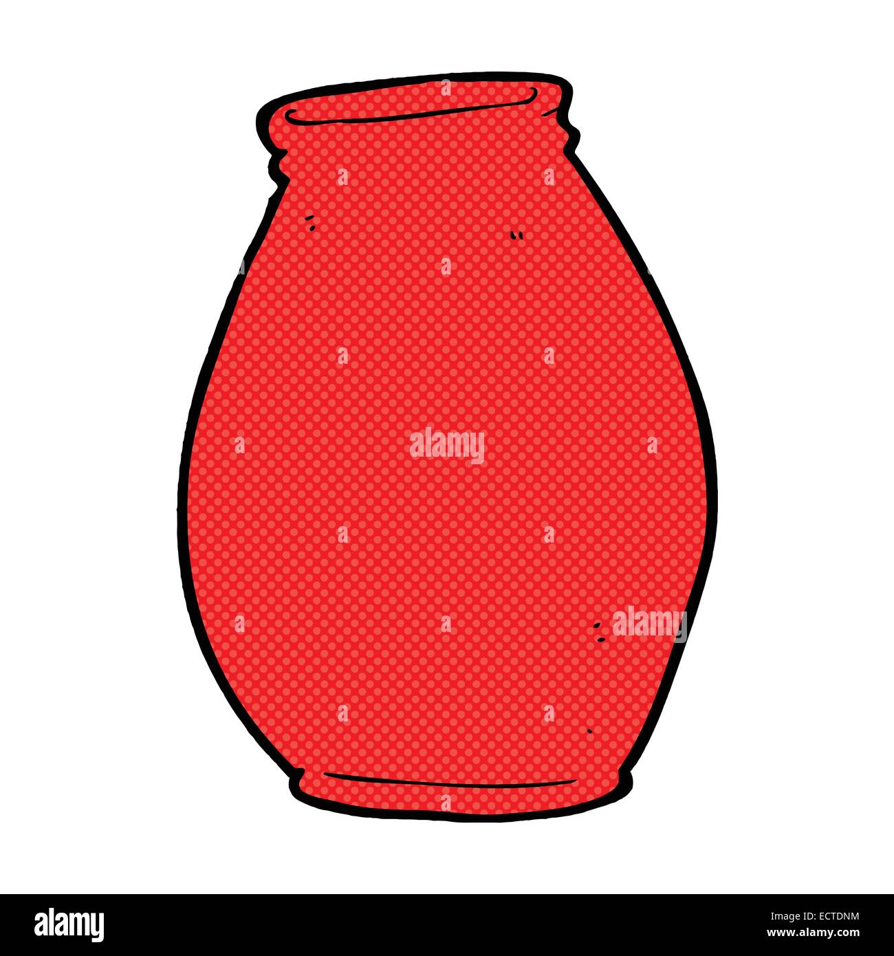 retro comic book style cartoon vase Stock Vector Image & Art - Alamy