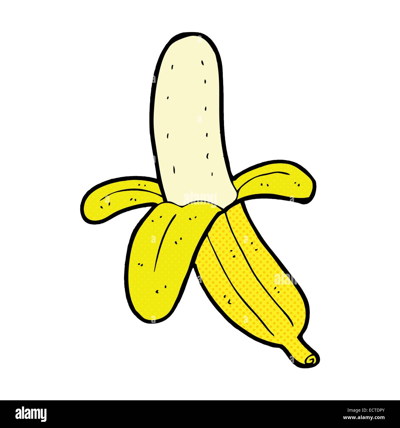 retro comic book style cartoon banana Stock Vector Image & Art - Alamy